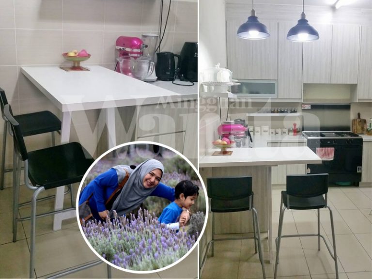 Buat Sendiri Kitchen Bar Di Rumah, Table Top Tu Kosnya Cuma RM59