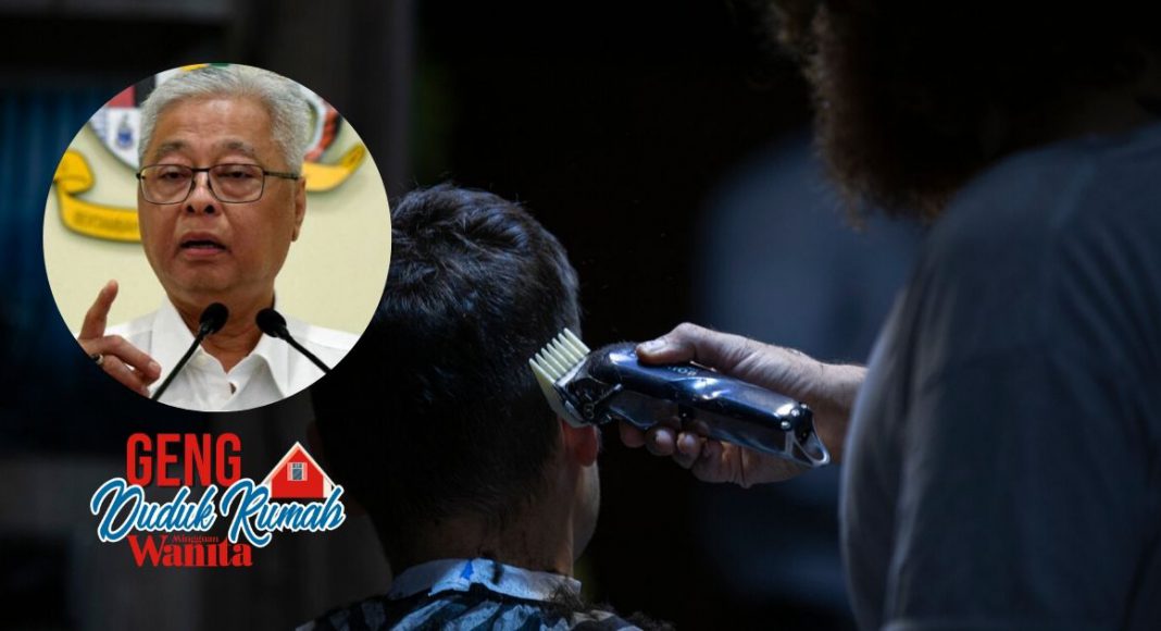 Kedai Gunting Rambut, SEMUA Bentuk Bazar TIDAK Dibenarkan BEROPERASI