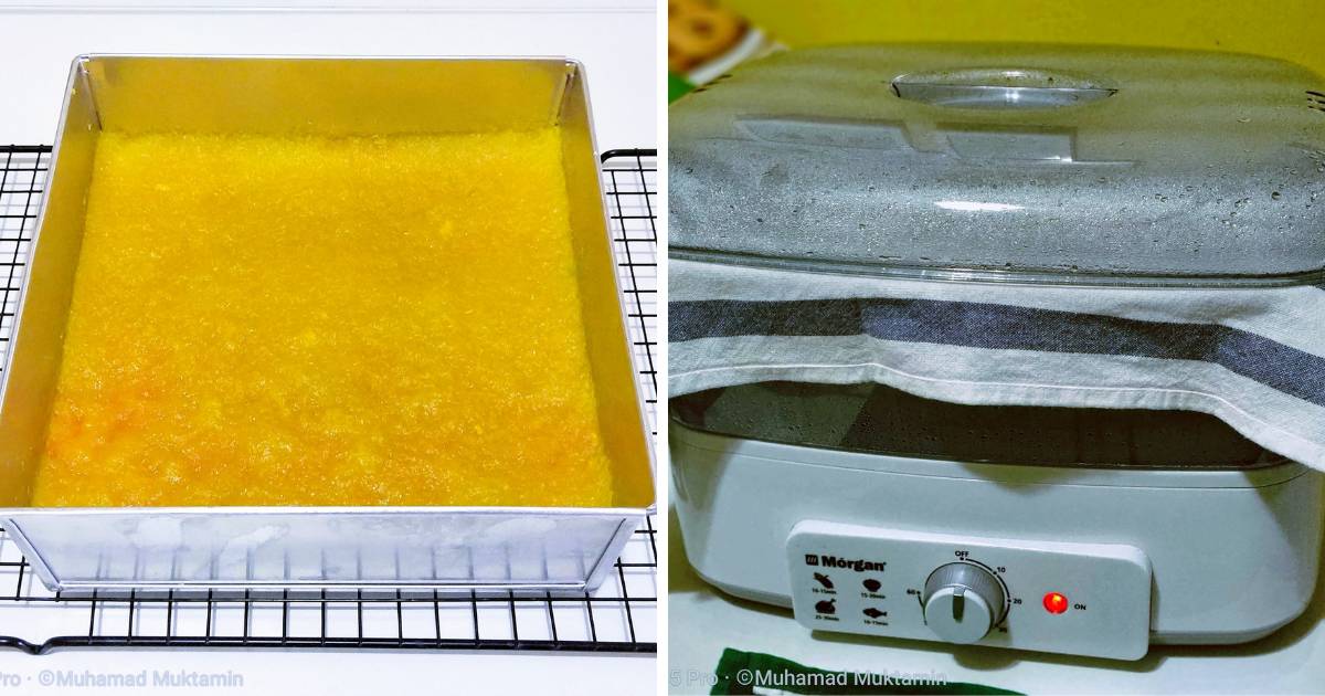Resipi Kuih Lapis Ubi Kayu 3 Warna, Masak Guna Pengukus Sahaja!