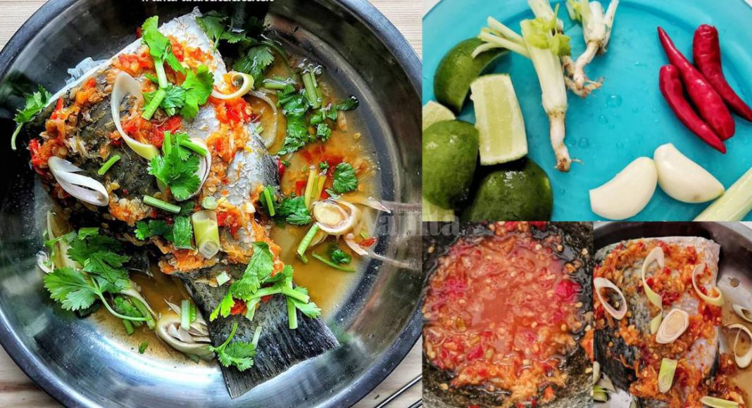 Resipi Siakap Stim Ala Thai, Menu Paling Simple & Sangat Sedap!