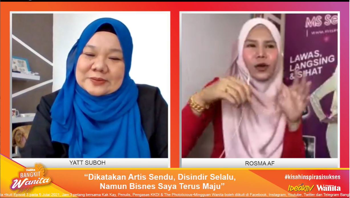 “Dikatakan Artis Sendu, Disindir Selalu, Namun Bisnes Saya Terus Maju ...