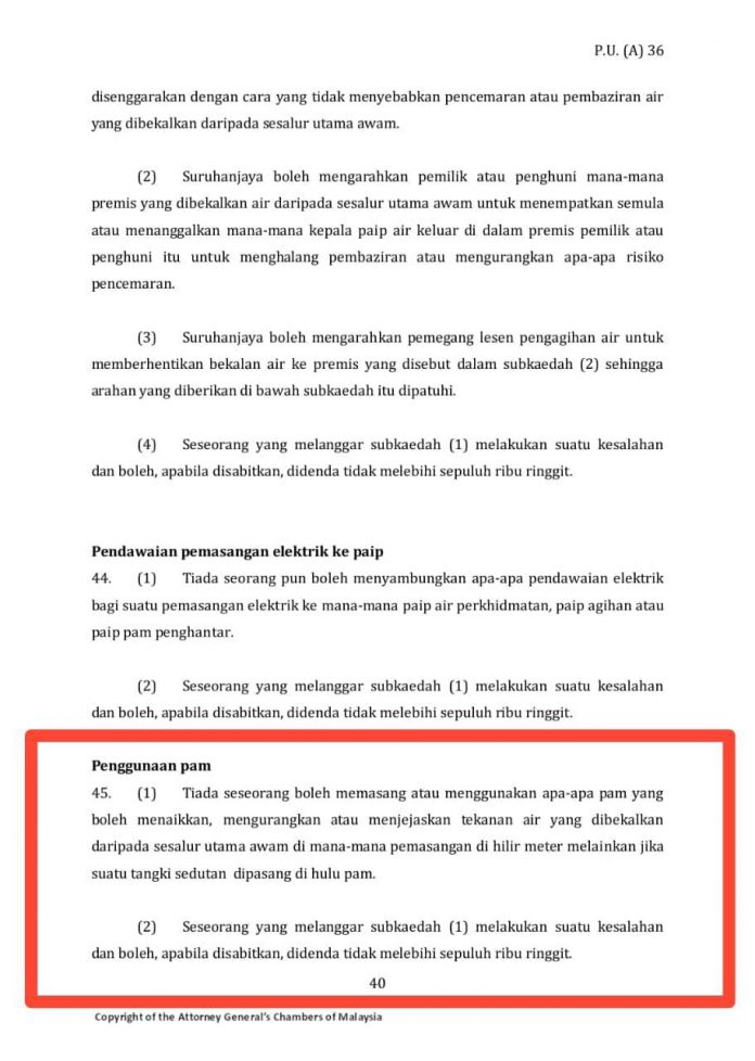 Tekanan Air Perlahan Pasang PAM Selepas Meter, Tindakan Zalim Pada Jiran!