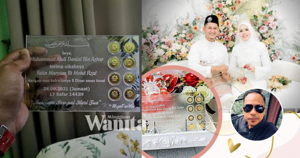 Hadiah Mas Kahwin Dinar Untuk Pengantin Perempuan, Ini Bagusnya Mahar Sebegini