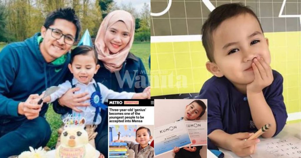 Haryz, 2 Tahun Mampu Membaca, Miliki IQ Tertinggi, Jadi Ahli Mensa UK ...