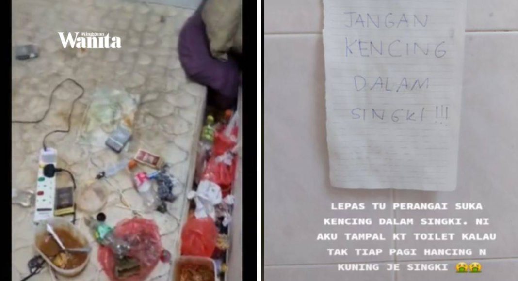 Housemate Dari Neraka. Baru Duduk 2 Minggu, Bilik Penuh Sampah Tambah ...