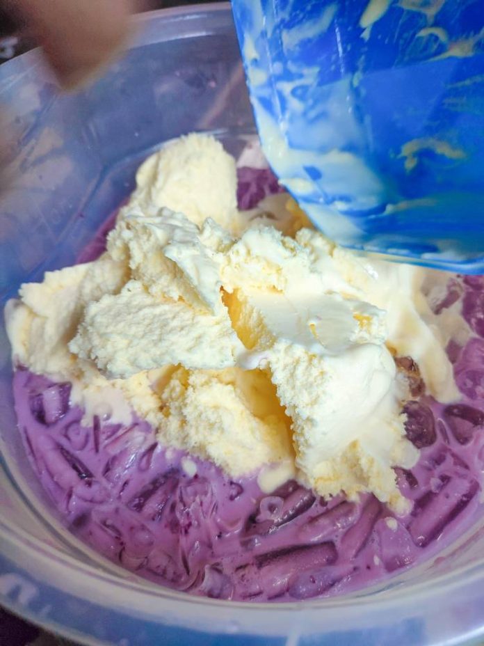 Peniaga Sedekah Resipi Air Balang Keladi Aiskrim Vanilla Untuk 40 Liter!