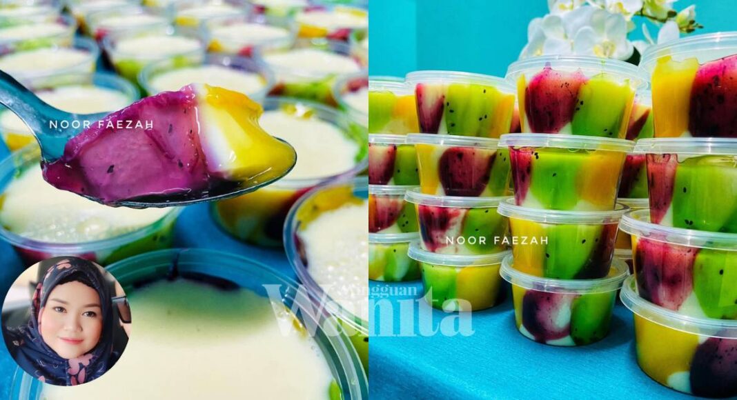Resipi Puding Tutti Fruity, Comel Sangat, Rasa Pun Sedap, Satu Adunan ...