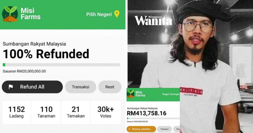 Founder Misi Rakyat Pulangkan Duit Rakyat RM413, 758.16, Sumbangan ...