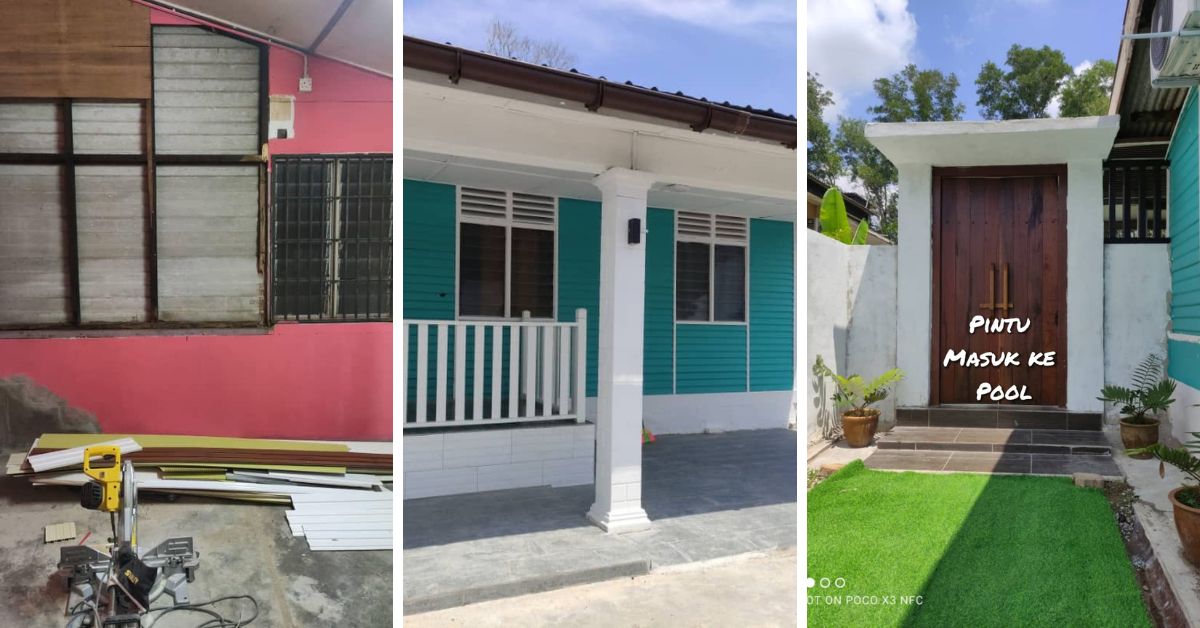 Rumah Pusaka Yang Sebelum Ini Buruk Dan Usang 'Bertukar Wajah' Jadi ...