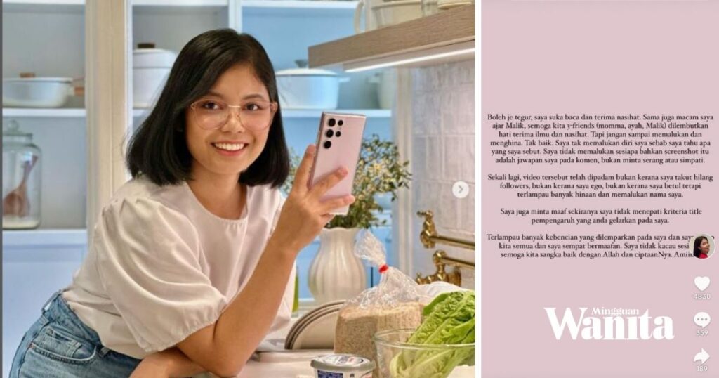 Influencer Syamimia Terima Banyak Hinaan Gara-Gara Tak Ulas Isu ...