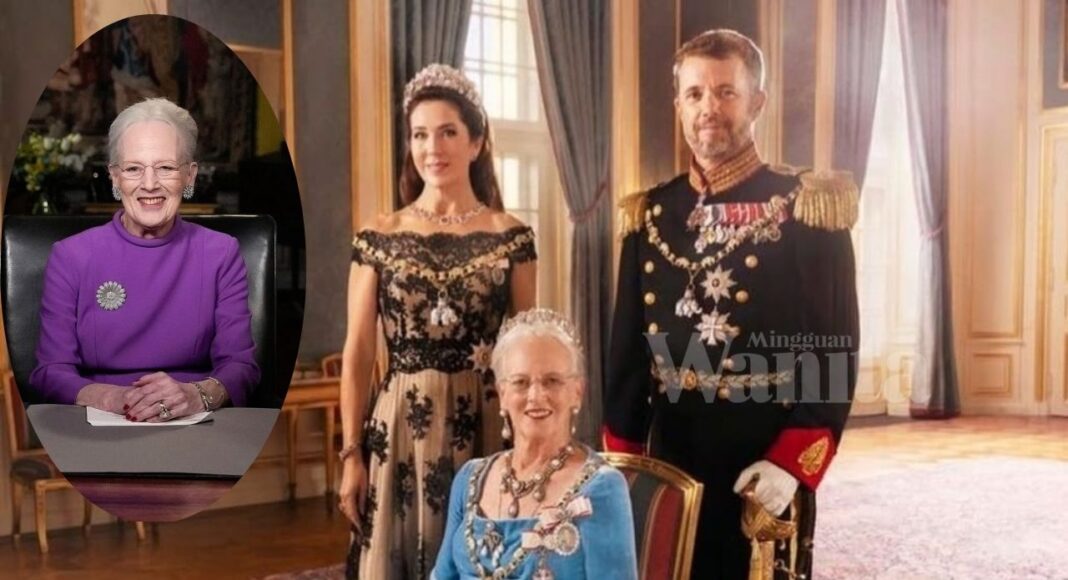 Selepas 52 tahun memerintah, Ratu Denmark Margrethe II umum turun takhta