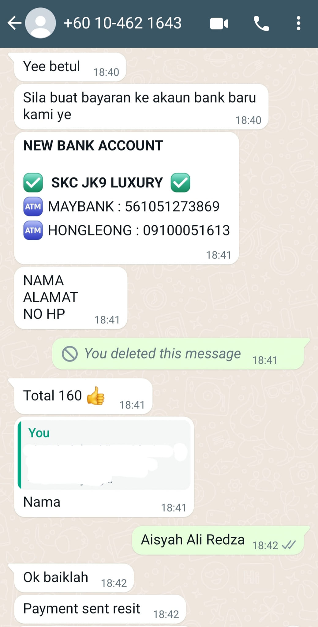 Wanita Kongsi Pengalaman Di SCAM Beli Ikan Semasa Live, Scammer Sailing ...